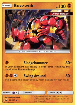 Buzzwole - Forbidden Light (Rare) [FLI-77] – Matraws