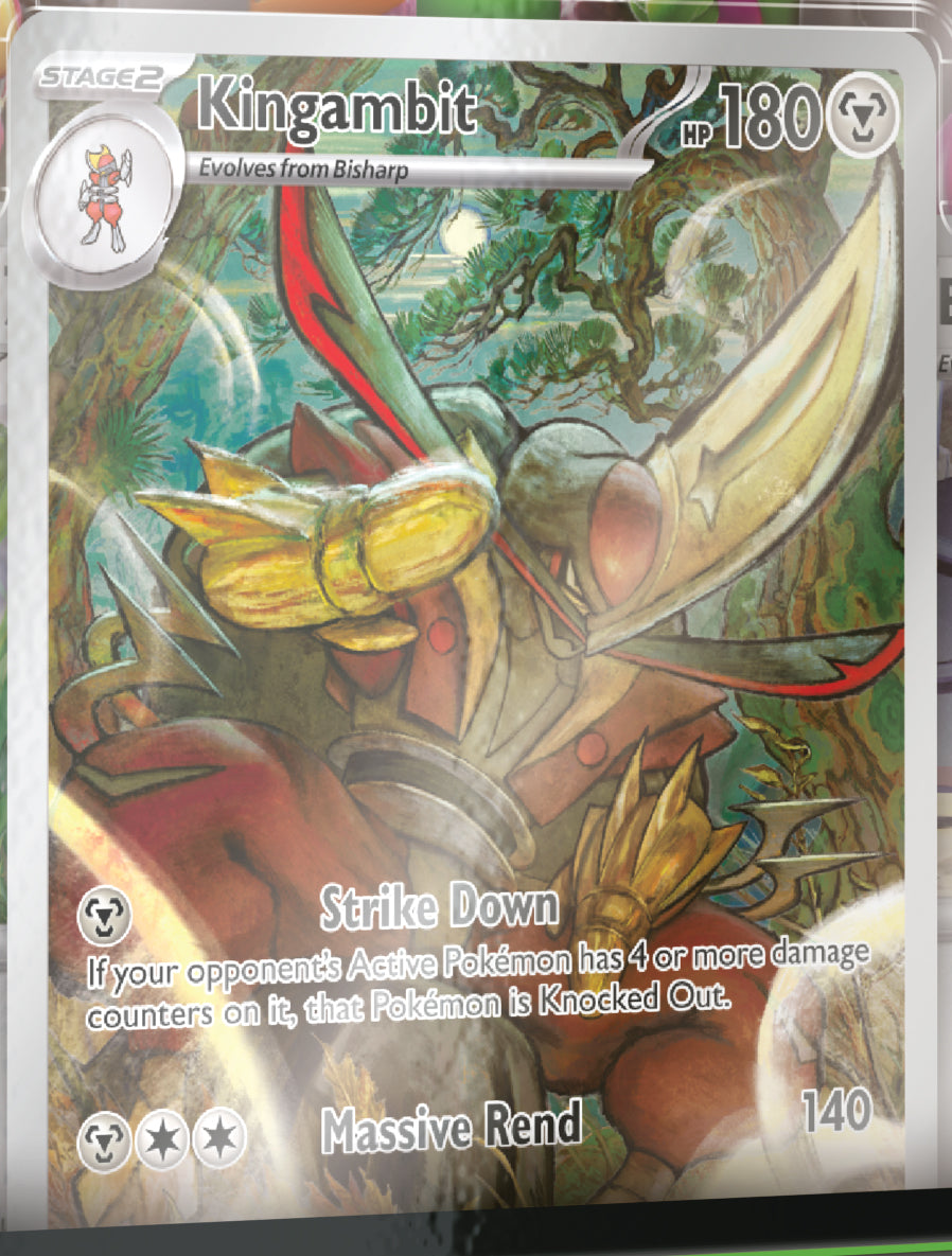 Pokémon TCG: Scarlet & Violet: Shrouded Fable - Kingambit Illustration – Matraws