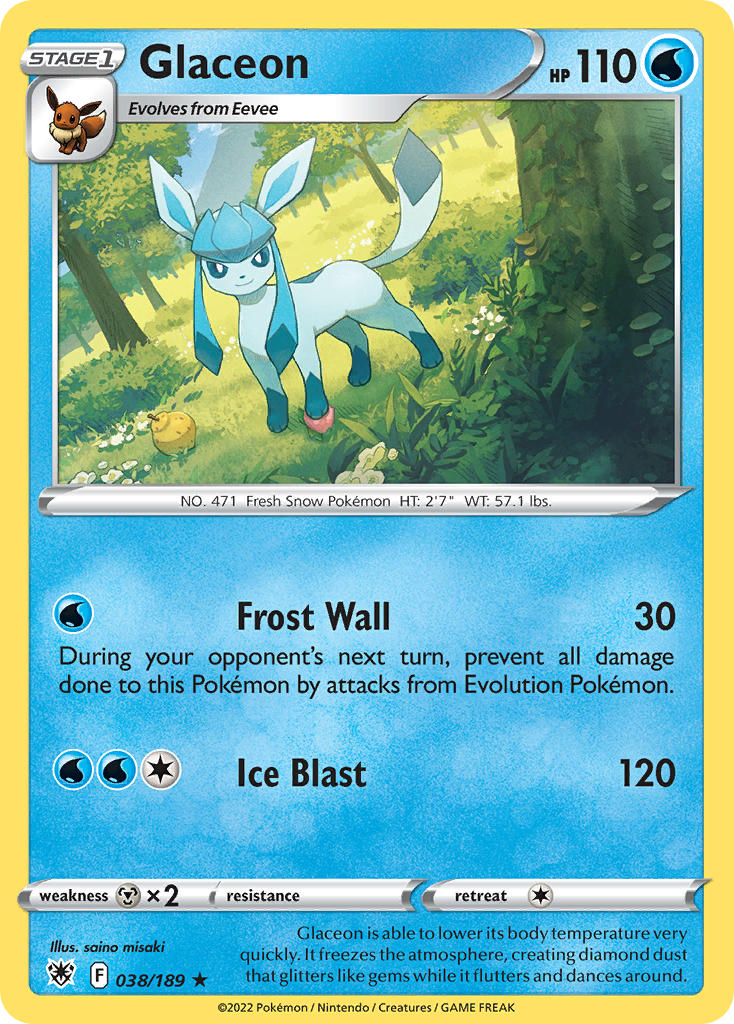Glaceon - Astral Radiance (Rare) [ASR-038] – Matraws