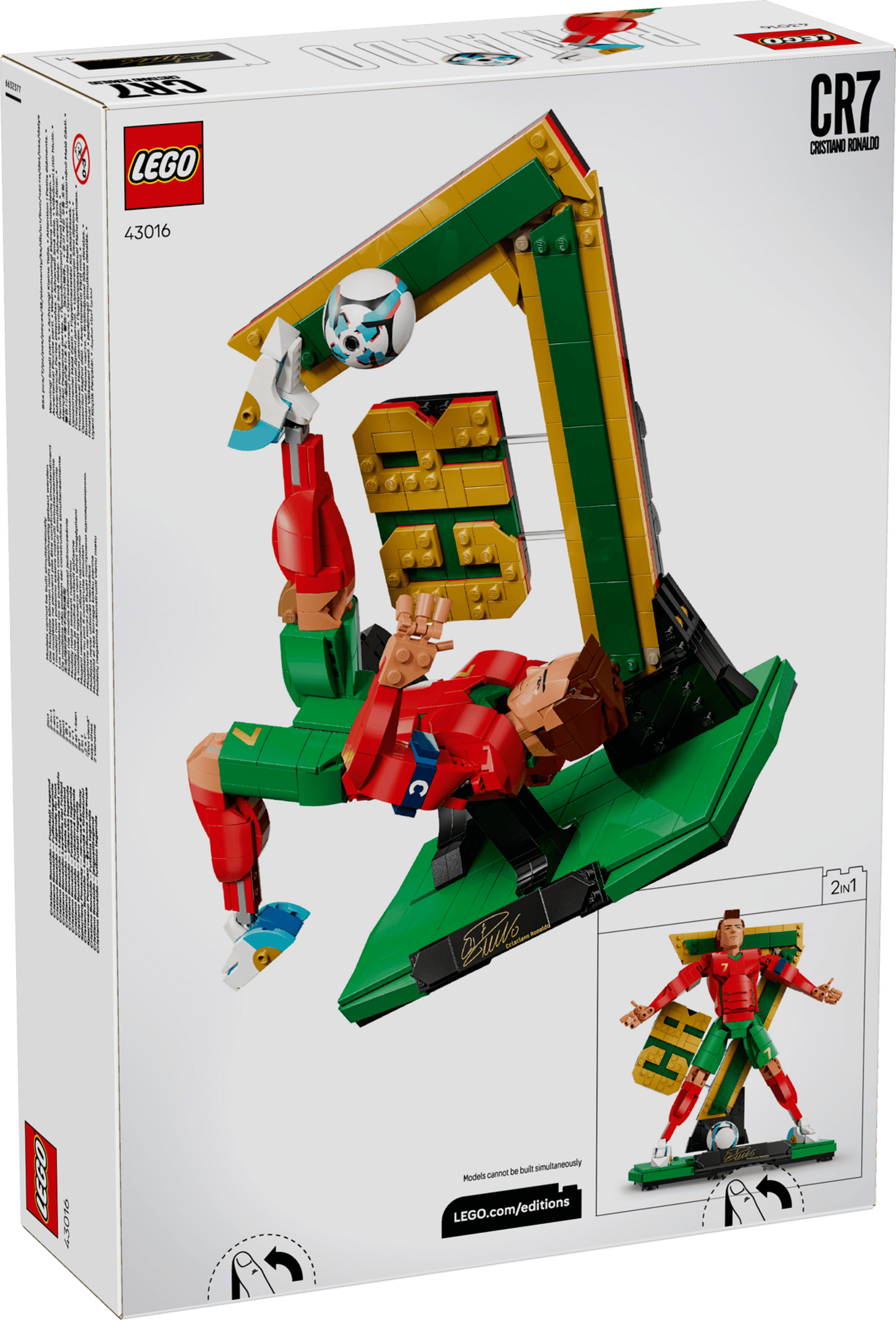 LEGO: Cristiano Ronaldo – fodboldlegende #43016 – Matraws