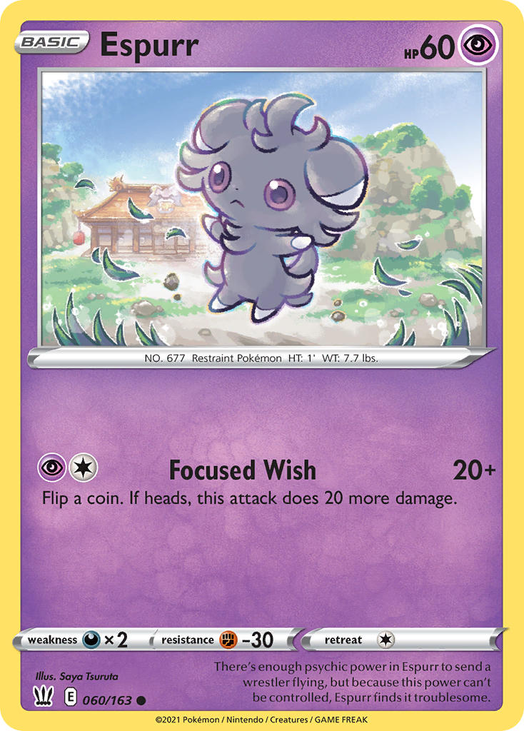Espurr - Battle Styles (Common) [BST-60] – Matraws