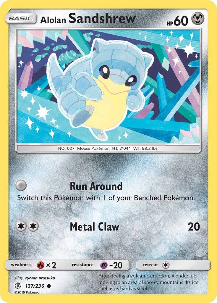 Alolan Sandshrew - Cosmic Eclipse (Common) [CEC-137] – Matraws