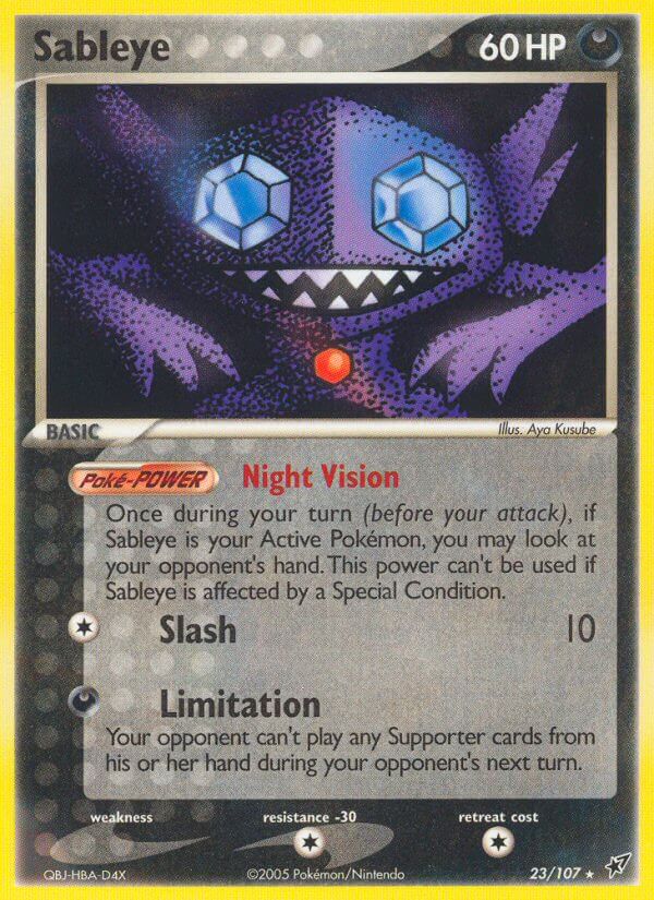 Sableye - EX Deoxys (Rare) [DX-23] – Matraws
