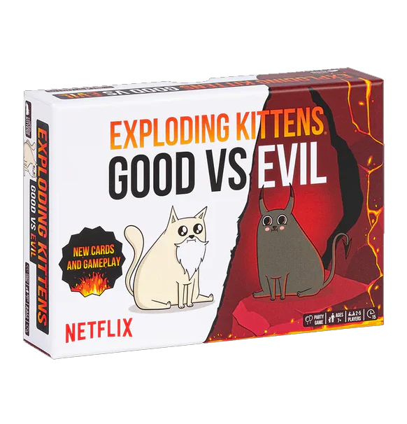 Exploding Kittens - Good VS Evil (Dansk) – Matraws
