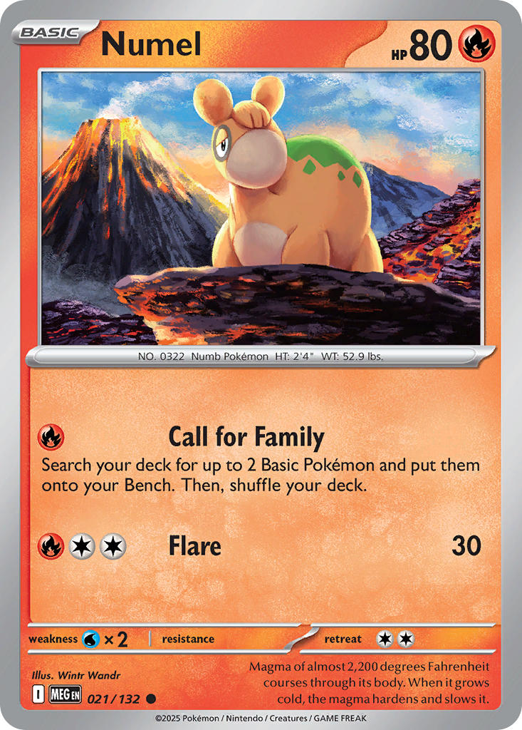 Numel - Mega Evolution (Common) [MEG-021] – Matraws