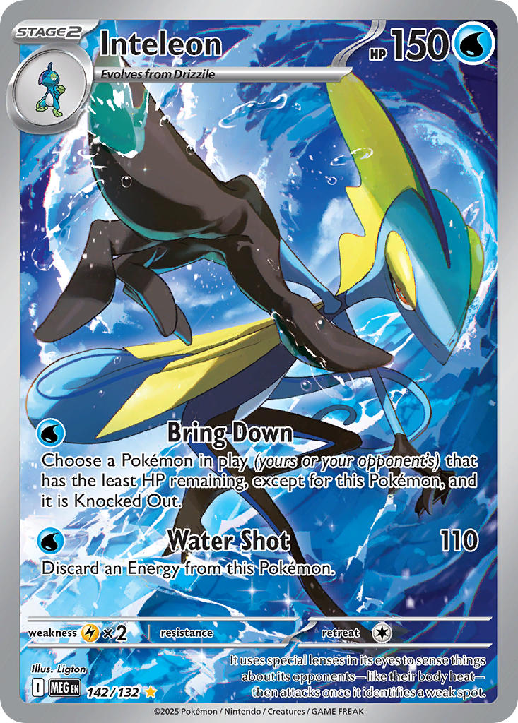 Inteleon - Mega Evolution (Illustration Rare) [MEG-142] – Matraws