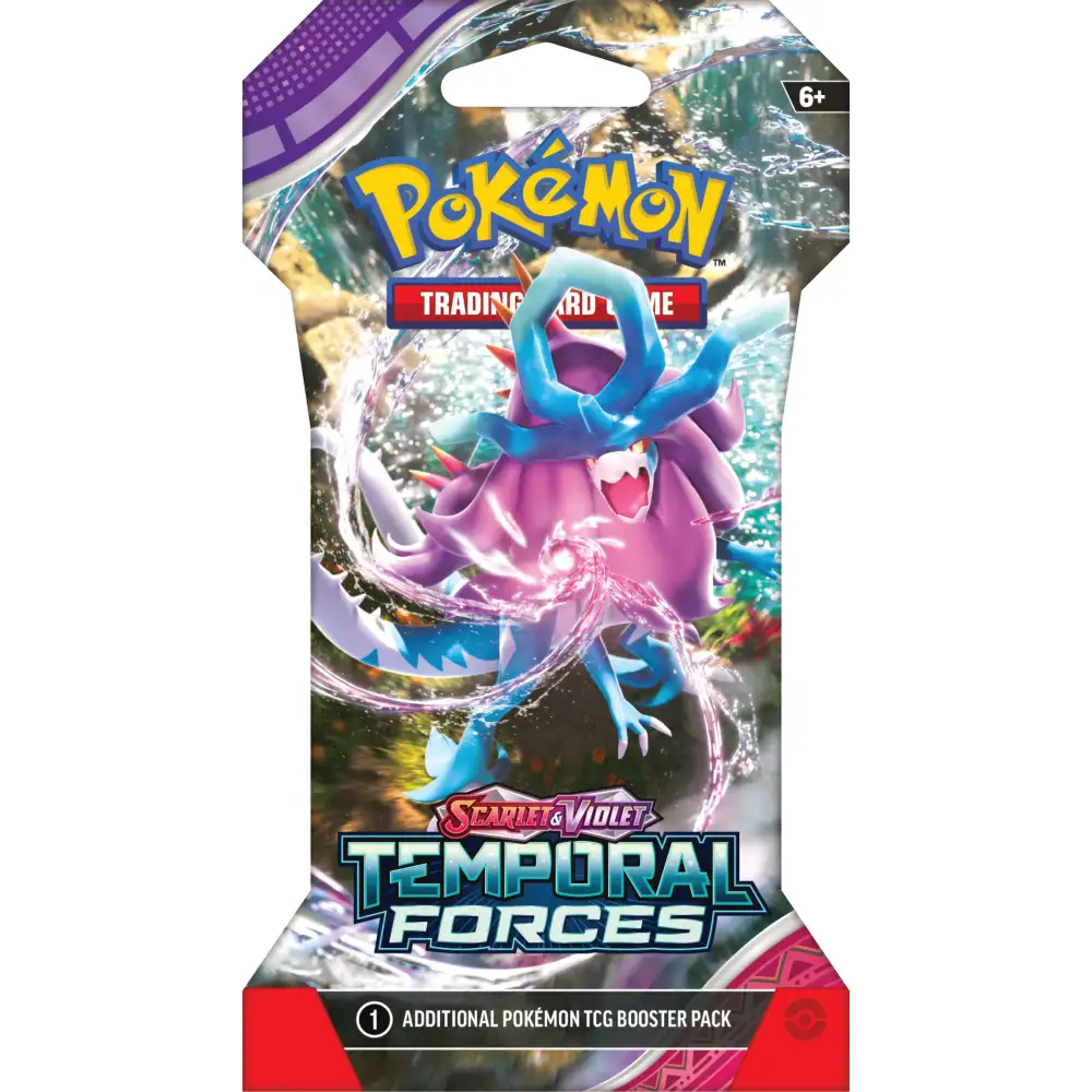 Pokémon Kort: Temporal Forces - Sleeved Booster Pack - Matraws.dk
