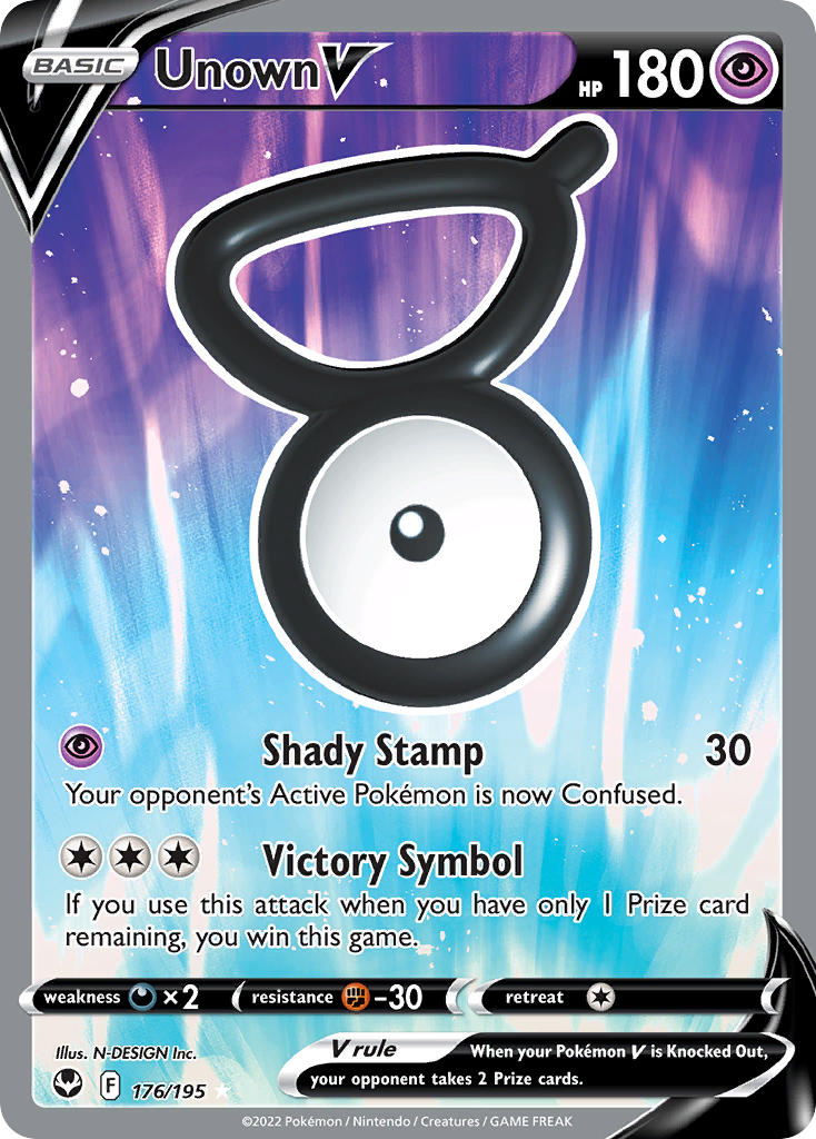 Unown V - Silver Tempest (Ultra Rare) [SIT-176] – Matraws