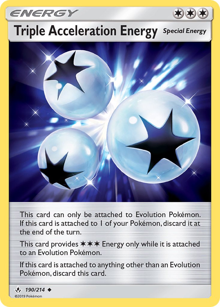 Triple Acceleration Energy - Unbroken Bonds (Uncommon) [UNB-190] – Matraws